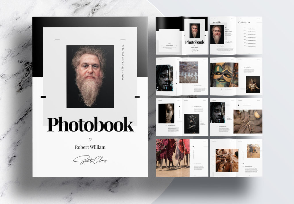 Free InDesign Modern Photobook Templates