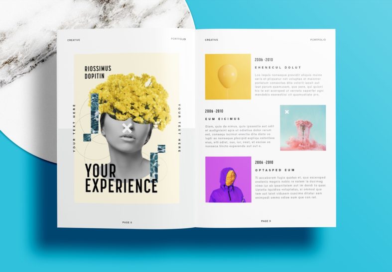 Free InDesign Portfolio Layout Templates