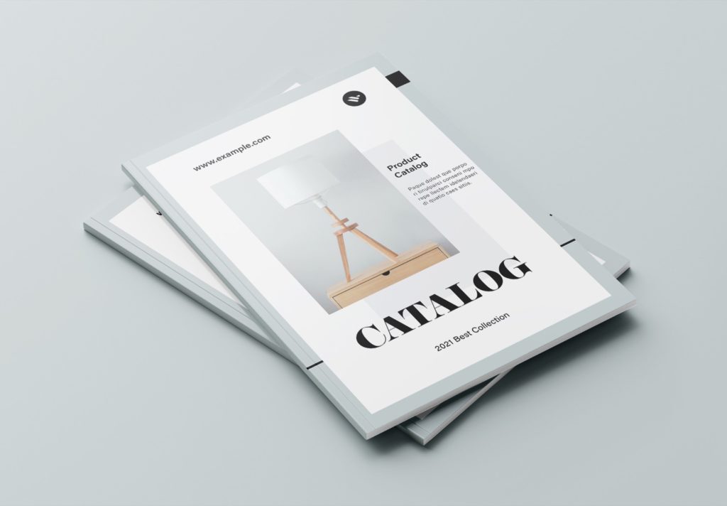 Free Modern Product Catalog Layout Template