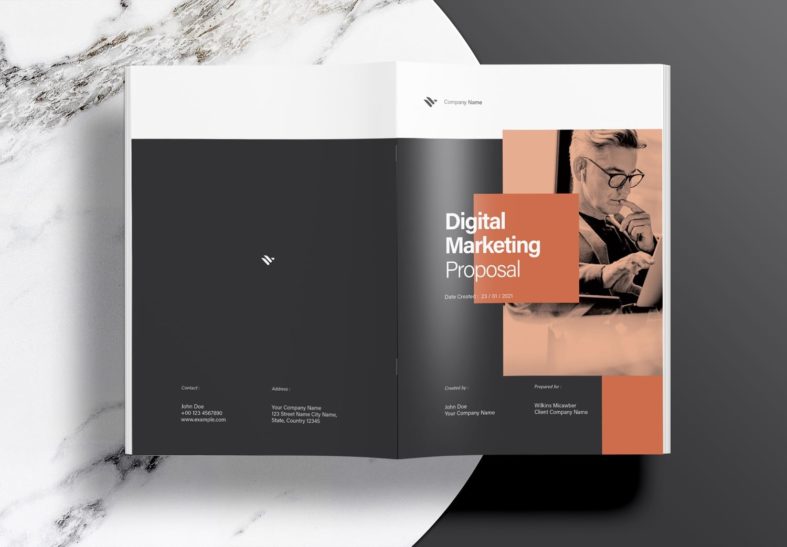 Business Proposal Template InDesign Free