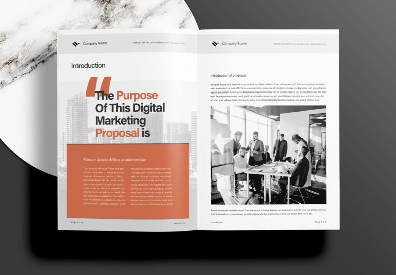 Business Proposal Template InDesign Free