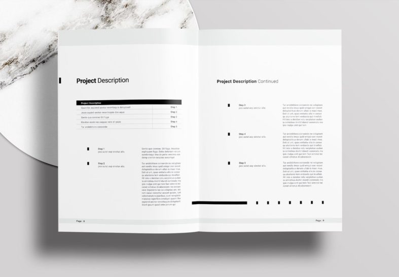 Free Download Project Proposal InDesign Template