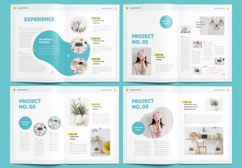 Free Download Minimal Portfolio Template for students - Unsell.Design